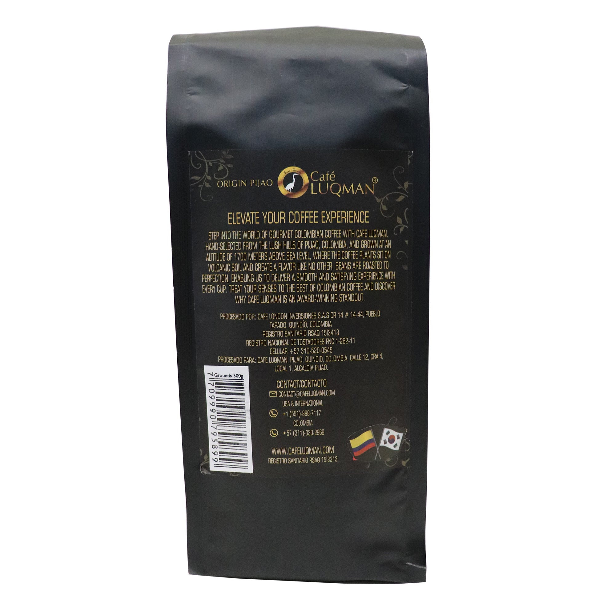 Gourmet Colombian Coffee GROUNDS (Medium Roast) – Cafe Luqman